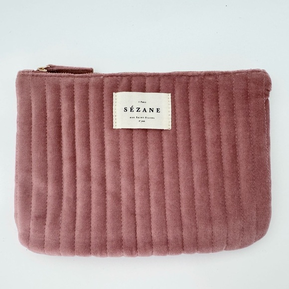 Sezane | Bags | Sezane Cosmetics Pouch | Poshmark